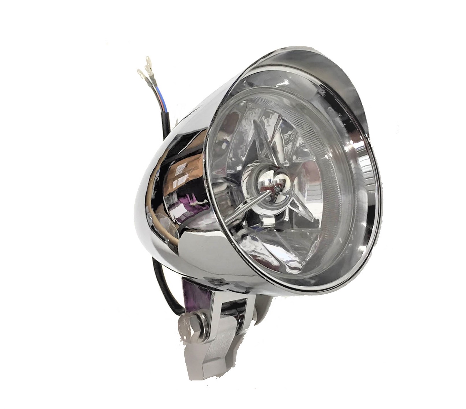 Lights : Headlight Bullet Chrome